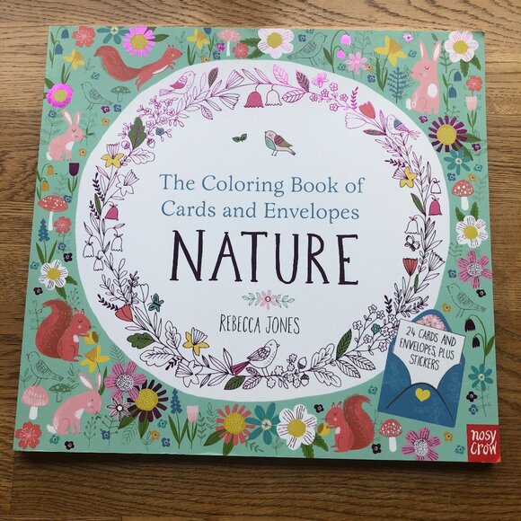 Office | The Coloring Book Of Cards And Envelopes Nature Nwt | Poshmark